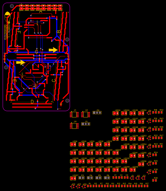7-segment display SMT order V2 - OSHWLab