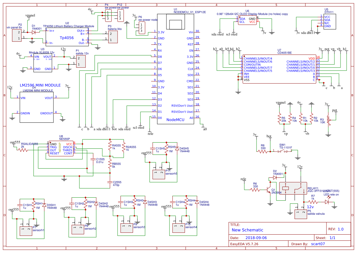 riego automatico wifi - EasyEDA open source hardware lab