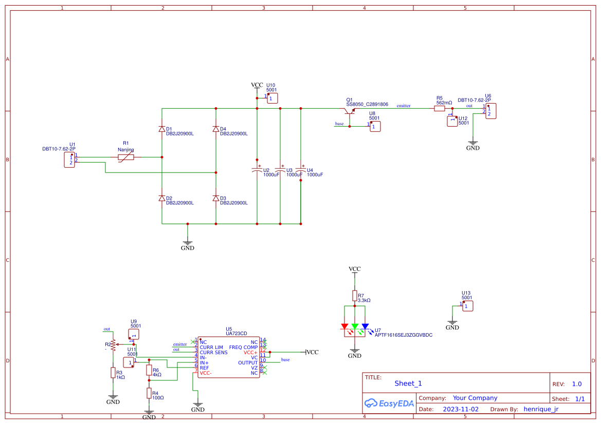Fonte Linear - EasyEDA open source hardware lab