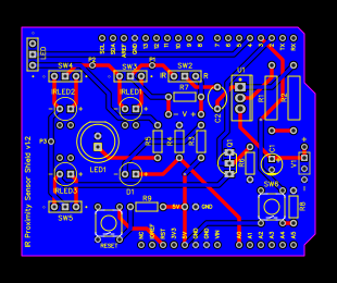 IR Proximity Sensor Shield - Platform for creating and sharing projects - OSHWLab