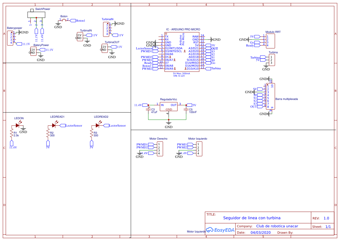 seguidor de linea 3.0 - EasyEDA open source hardware lab