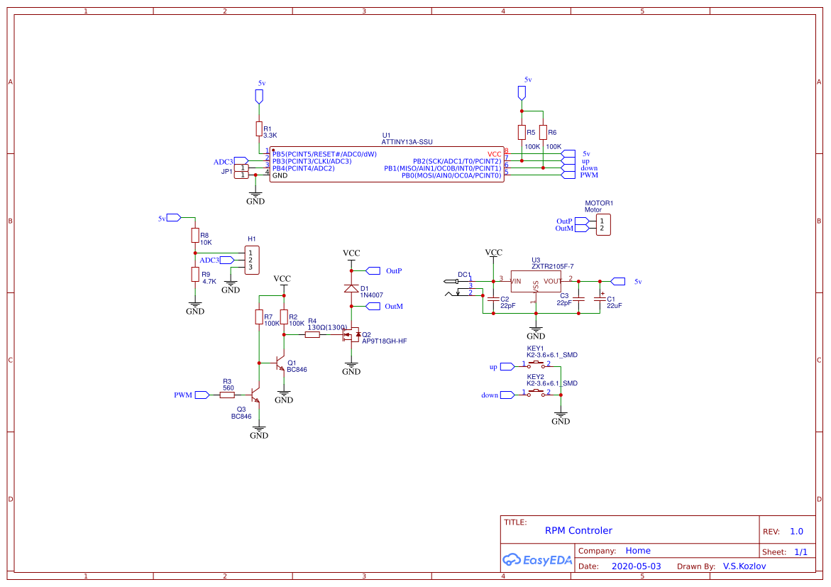 RPM Controller for water pump 125W - OSHWLab