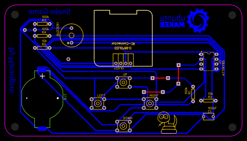Snake Game com ATtiny85 - OSHWLab