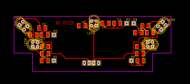 micromouse front ir pcb - EasyEDA open source hardware lab