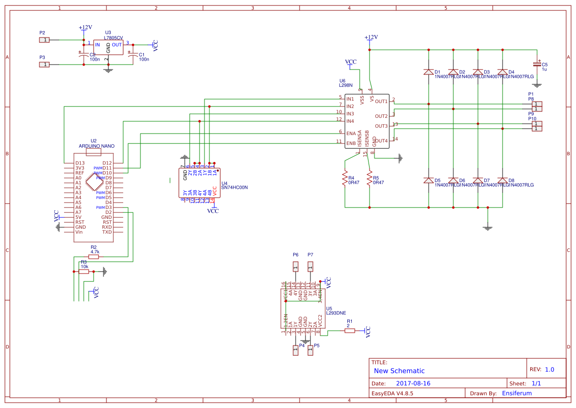 Arduino Nano L298N v3 - OSHWLab
