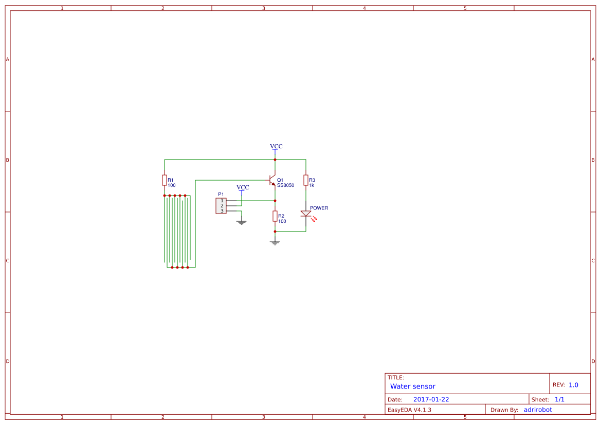 Water level sensor - EasyEDA open source hardware lab