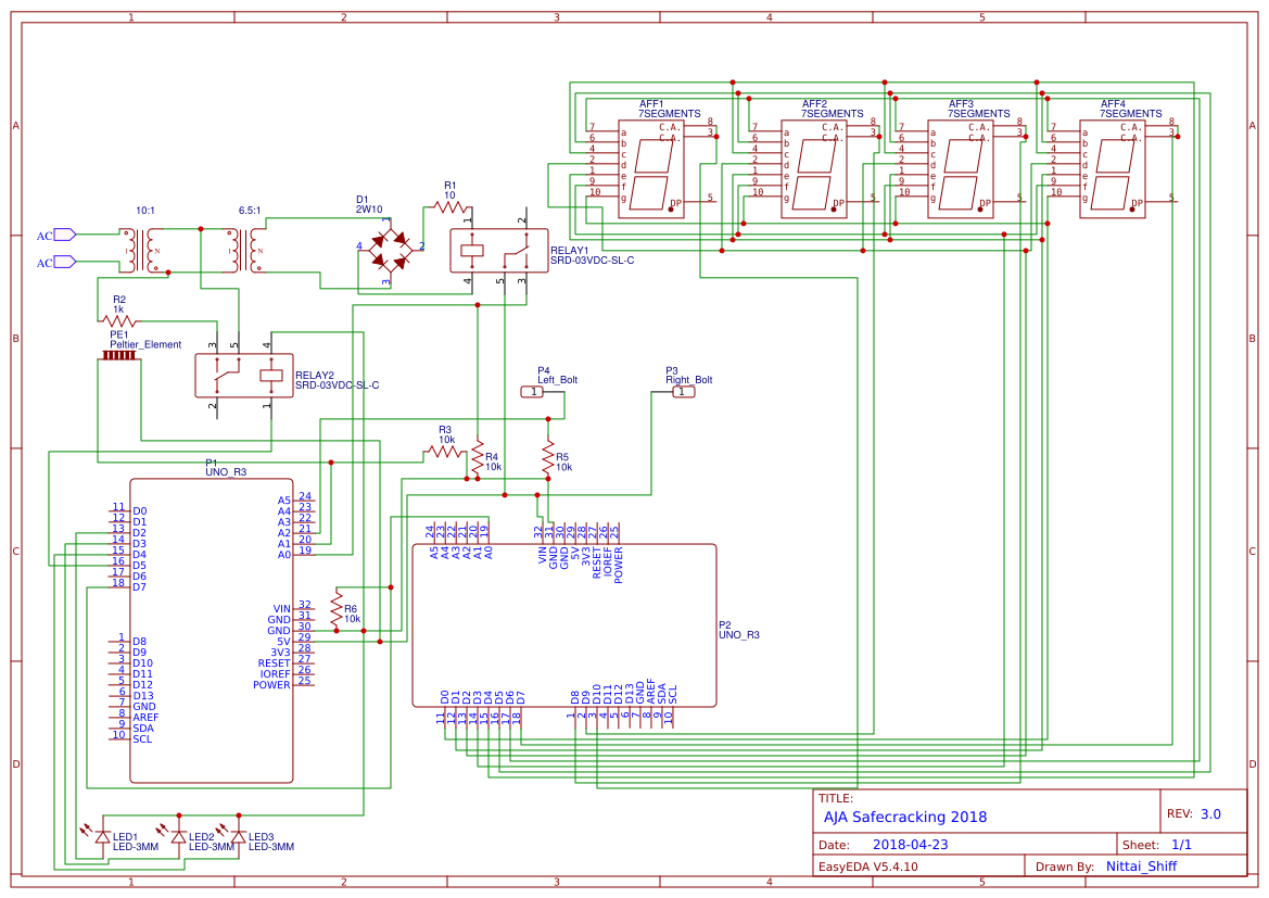 Safecracking - EasyEDA open source hardware lab