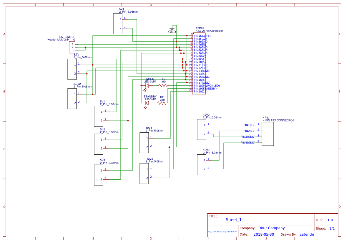 PSU_BOARD - EasyEDA open source hardware lab