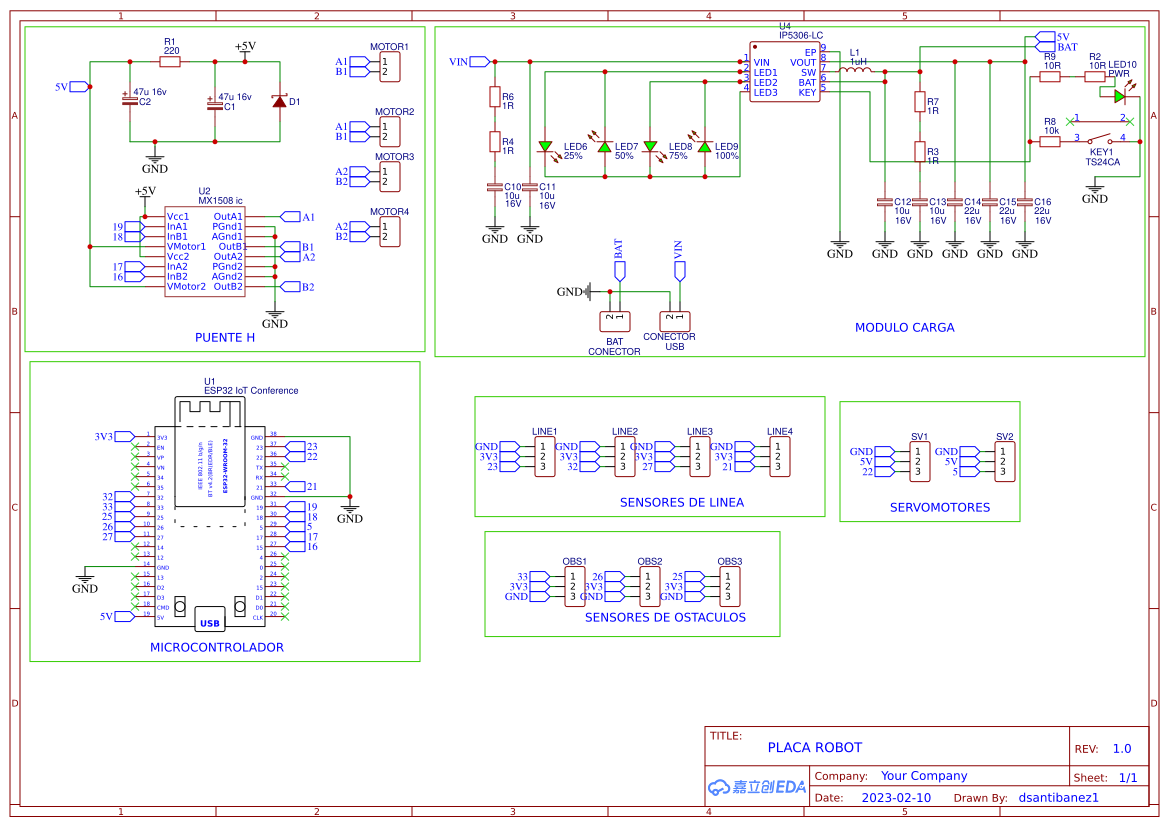 PLACA ROBOT - EasyEDA open source hardware lab