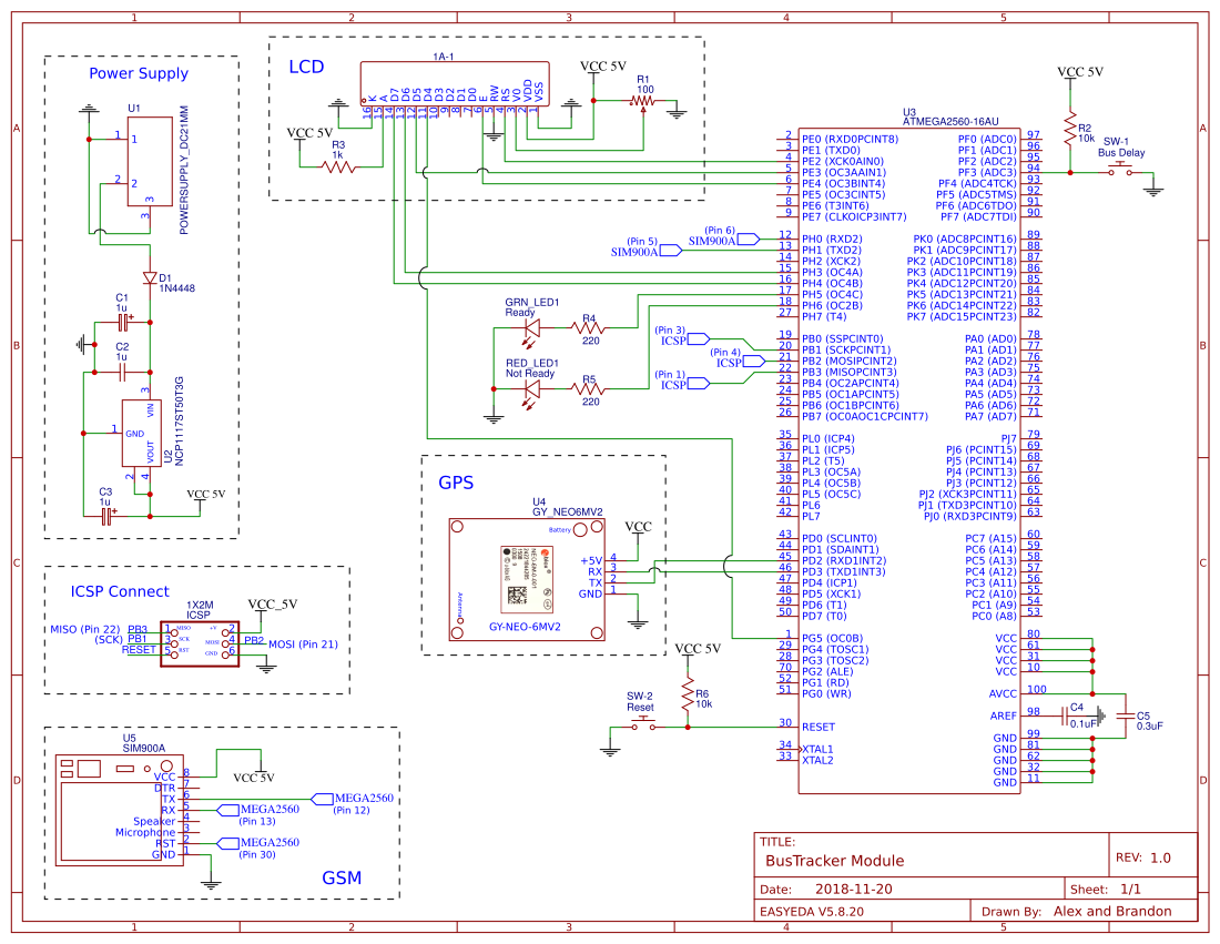 BusTracker Module - EasyEDA open source hardware lab