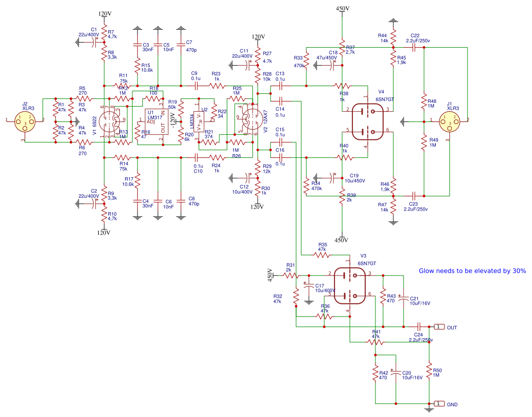 Tube RIAA Balanced - OSHWLab