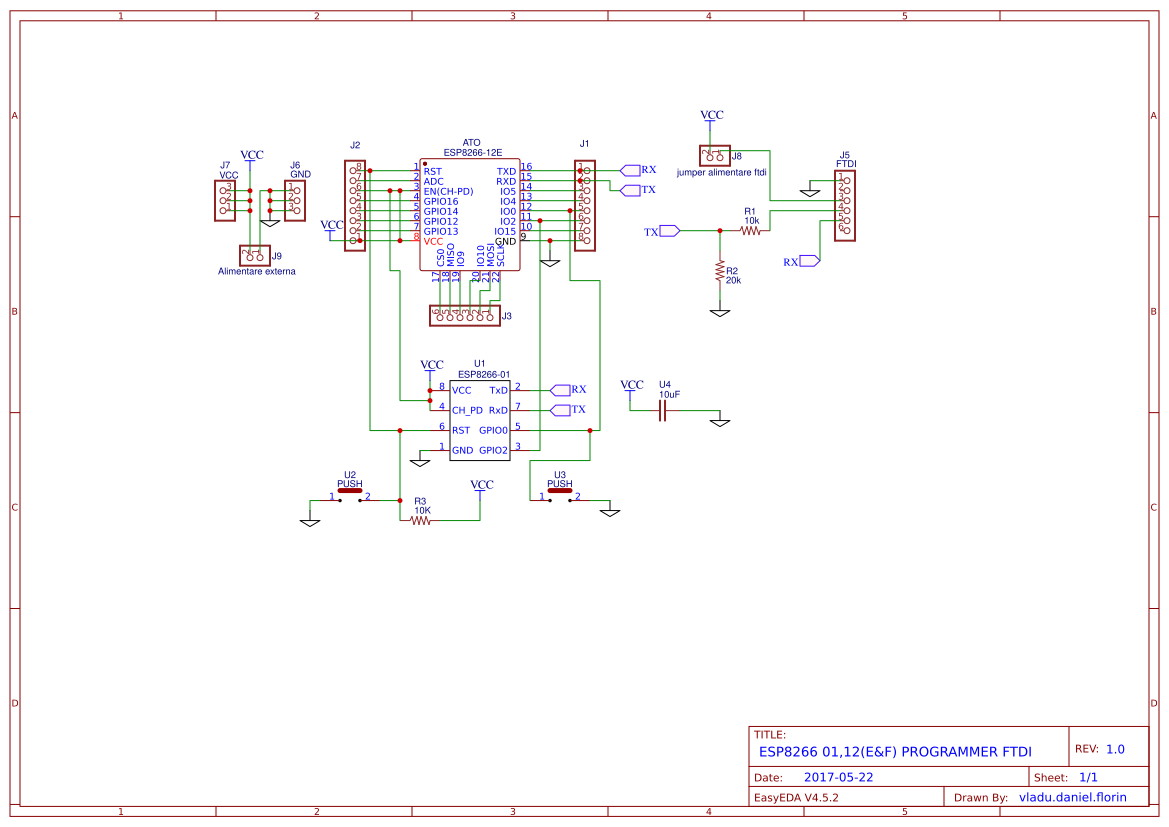 ESP PROGRAMMER - OSHWLab
