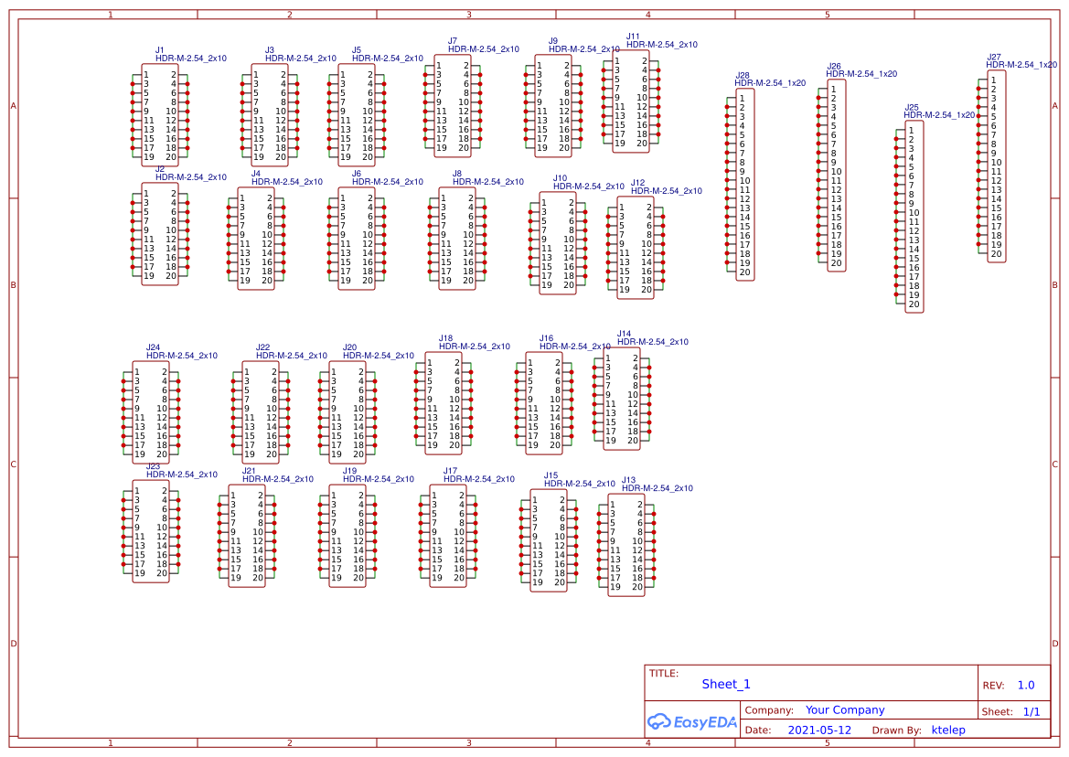 Extra Wide Solderable Breadboard - EasyEDA open source hardware lab