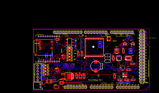 RocketMega R2.1 - OSHWLab