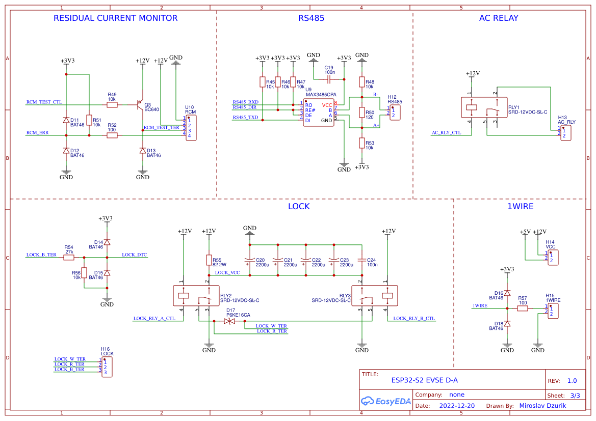 esp32s2-evse-d-a - OSHWLab