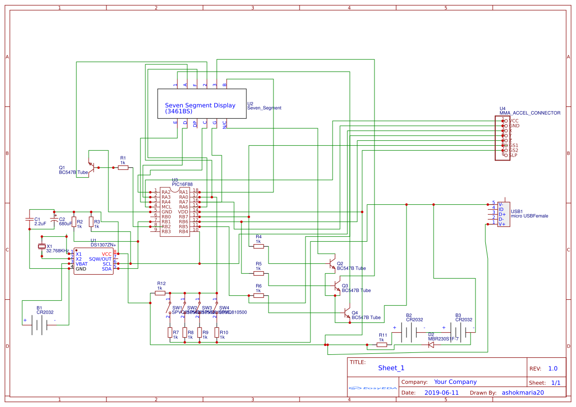 clock - EasyEDA open source hardware lab