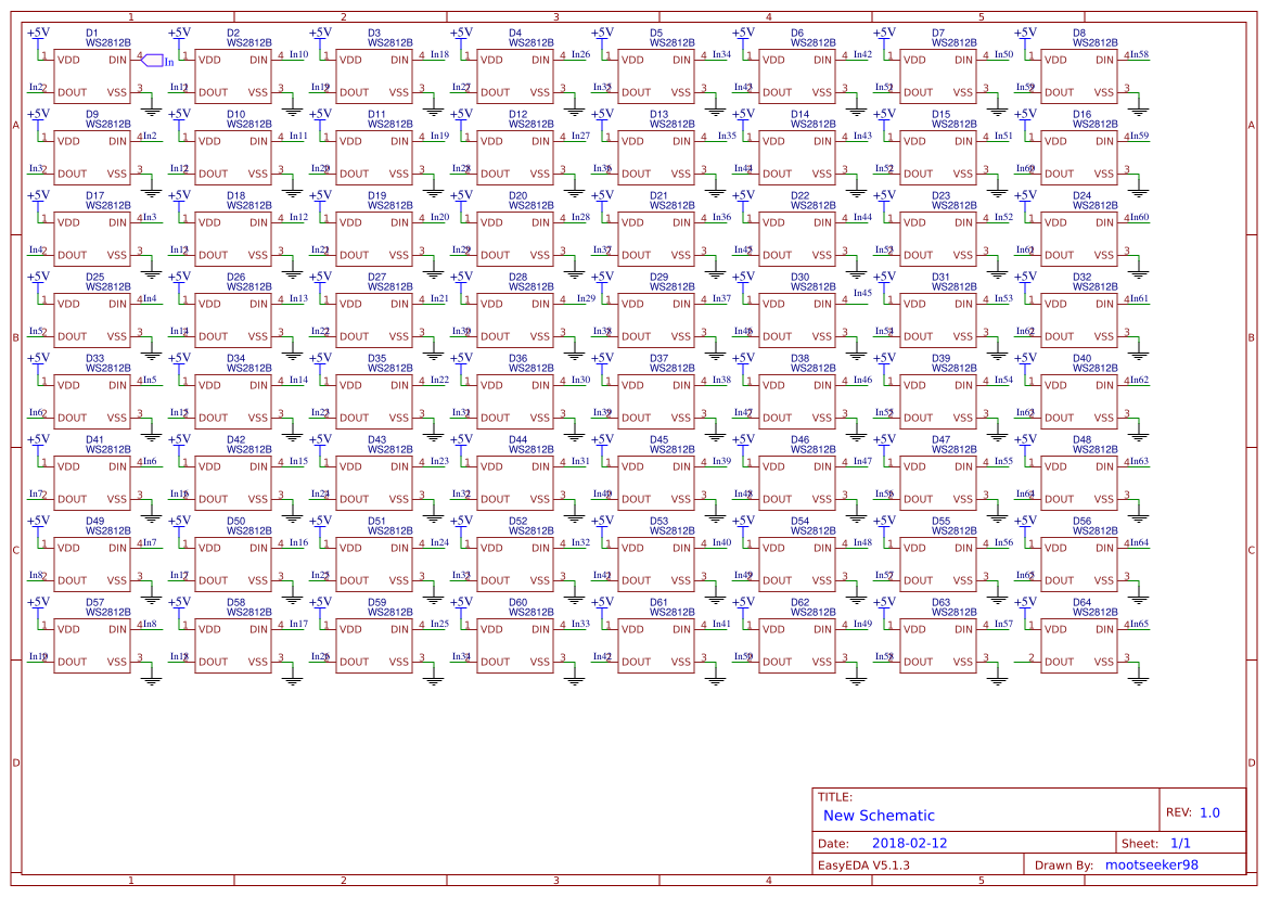 WS2812-Matrix - OSHWLab