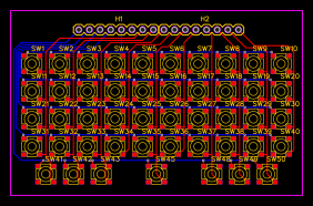 Key Matrix copy - OSHWLab