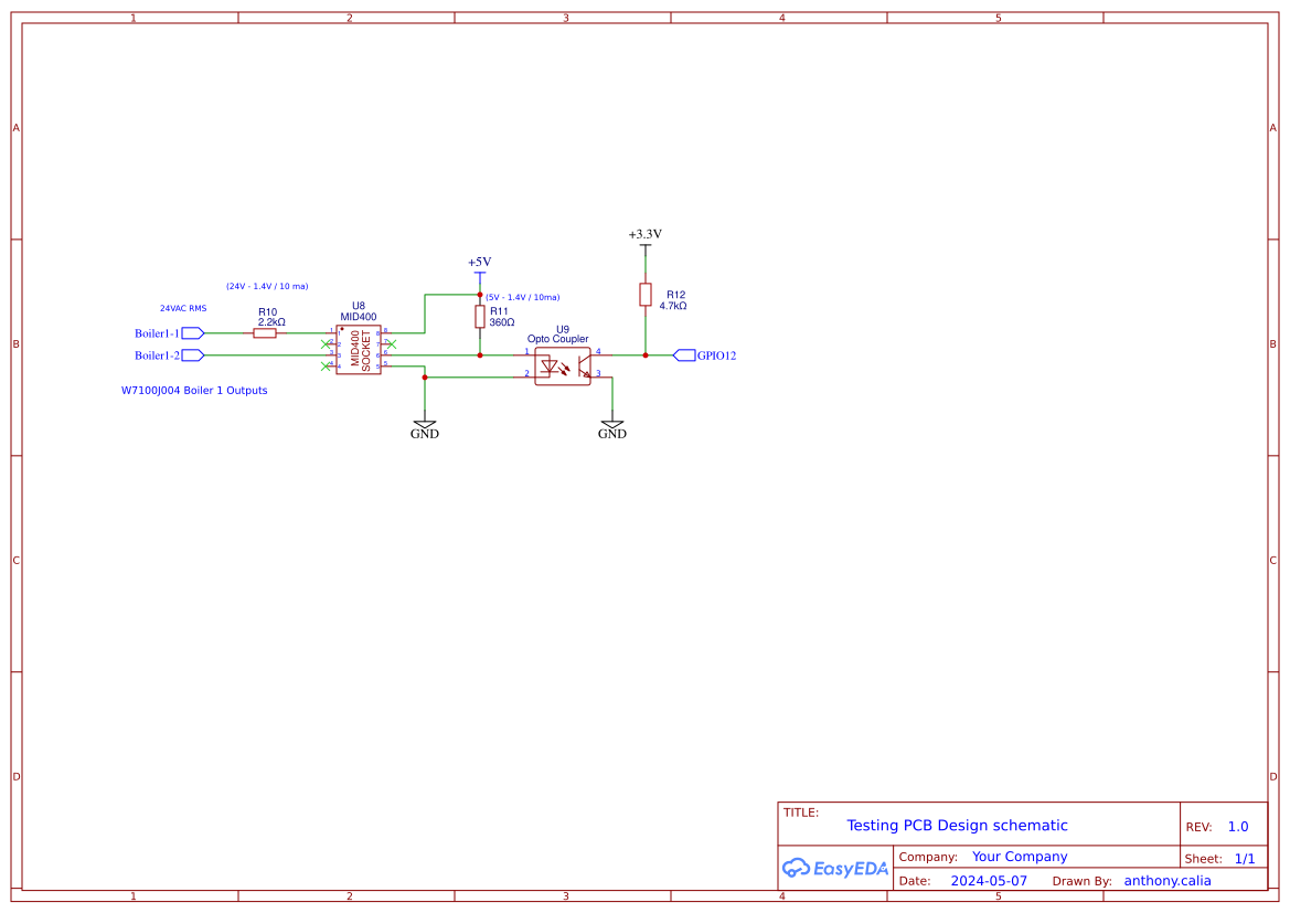 HVAC Monitor and Control Using MID400 - OSHWLab
