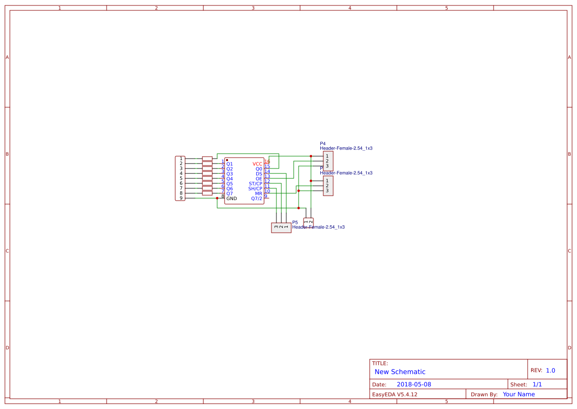 74hct595 breakout - EasyEDA open source hardware lab
