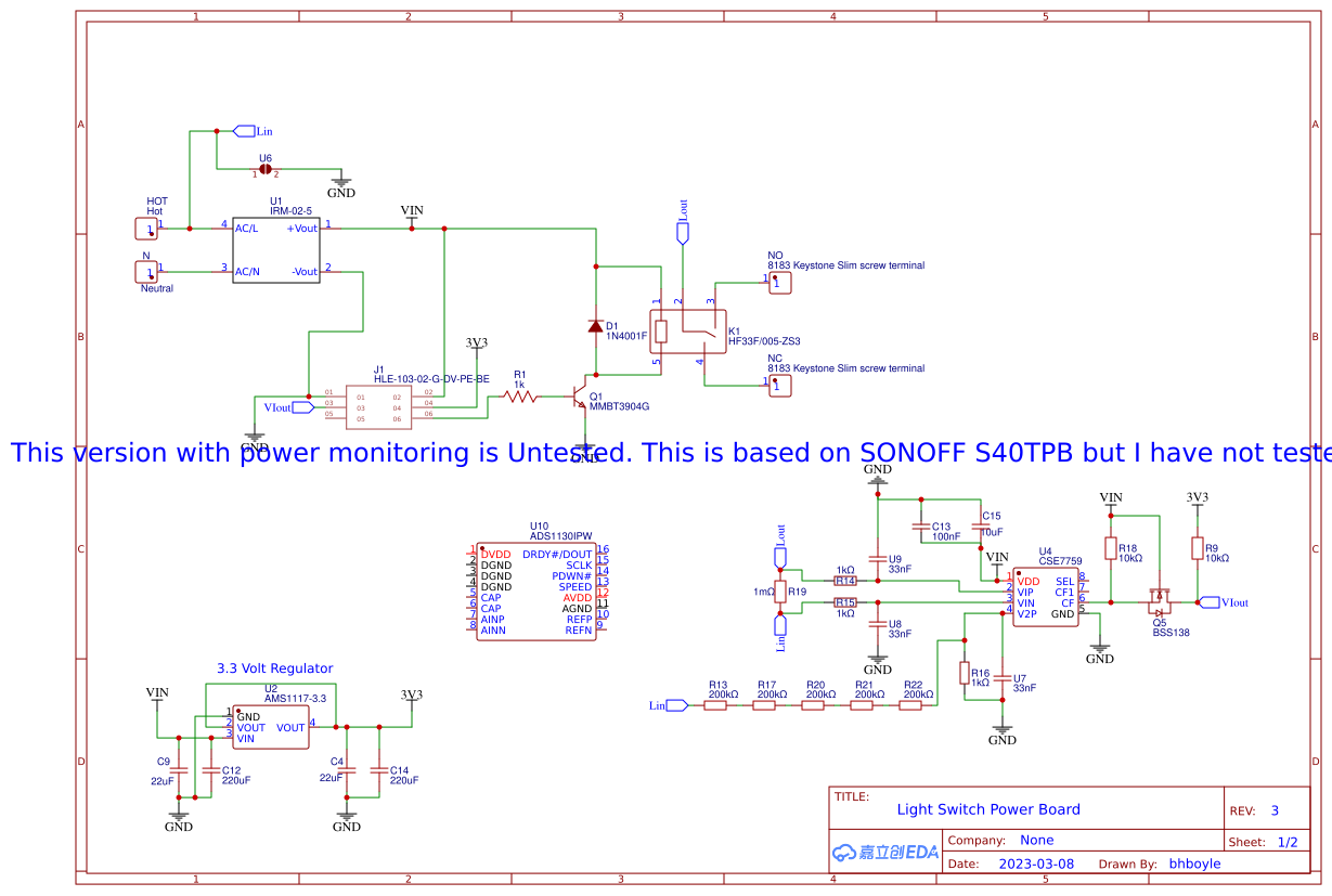 Esp32 Light Switch Easyeda Open Source Hardware Lab 2108