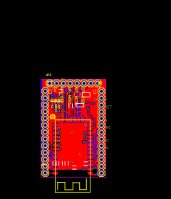 BLE Breadboard footprint - EasyEDA open source hardware lab