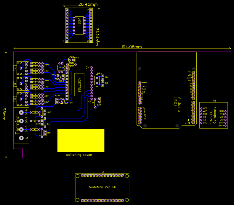 ADE7758 - EasyEDA open source hardware lab