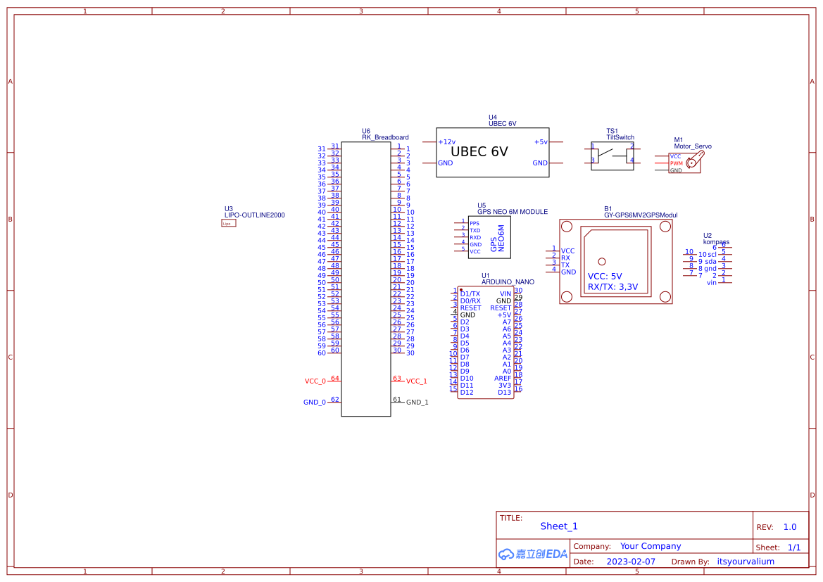 FP ANTENA TRACKER - EasyEDA open source hardware lab