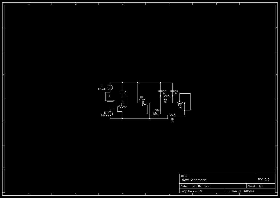 Variador de potencia tomas - Platform for creating and sharing projects - OSHWLab