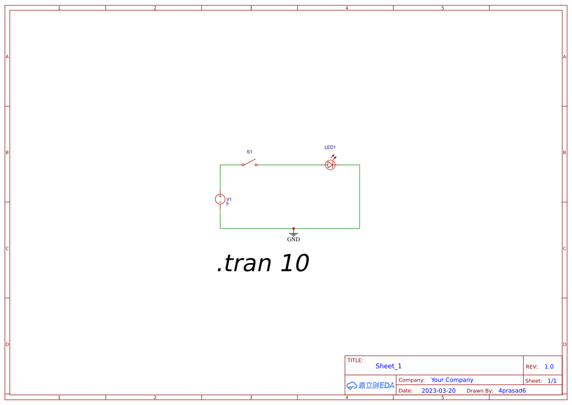 LED Circuit - OSHWLab