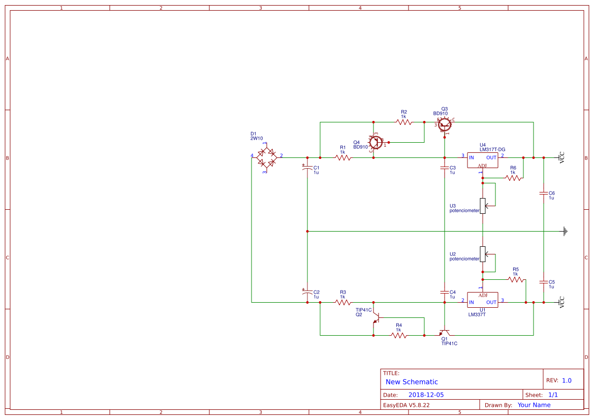 fuente de poder electronica analogica - Platform for creating and sharing projects - OSHWLab