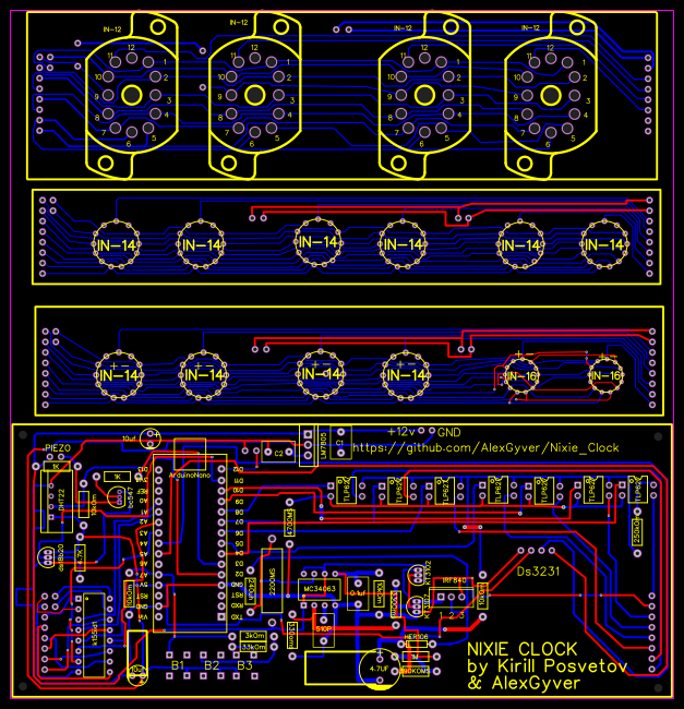 NIxieClock copy - OSHWLab