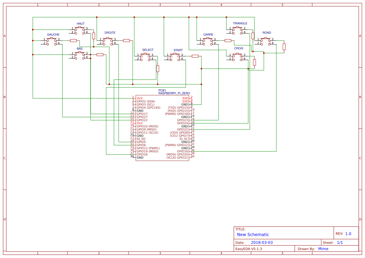Pi gamepad - EasyEDA open source hardware lab