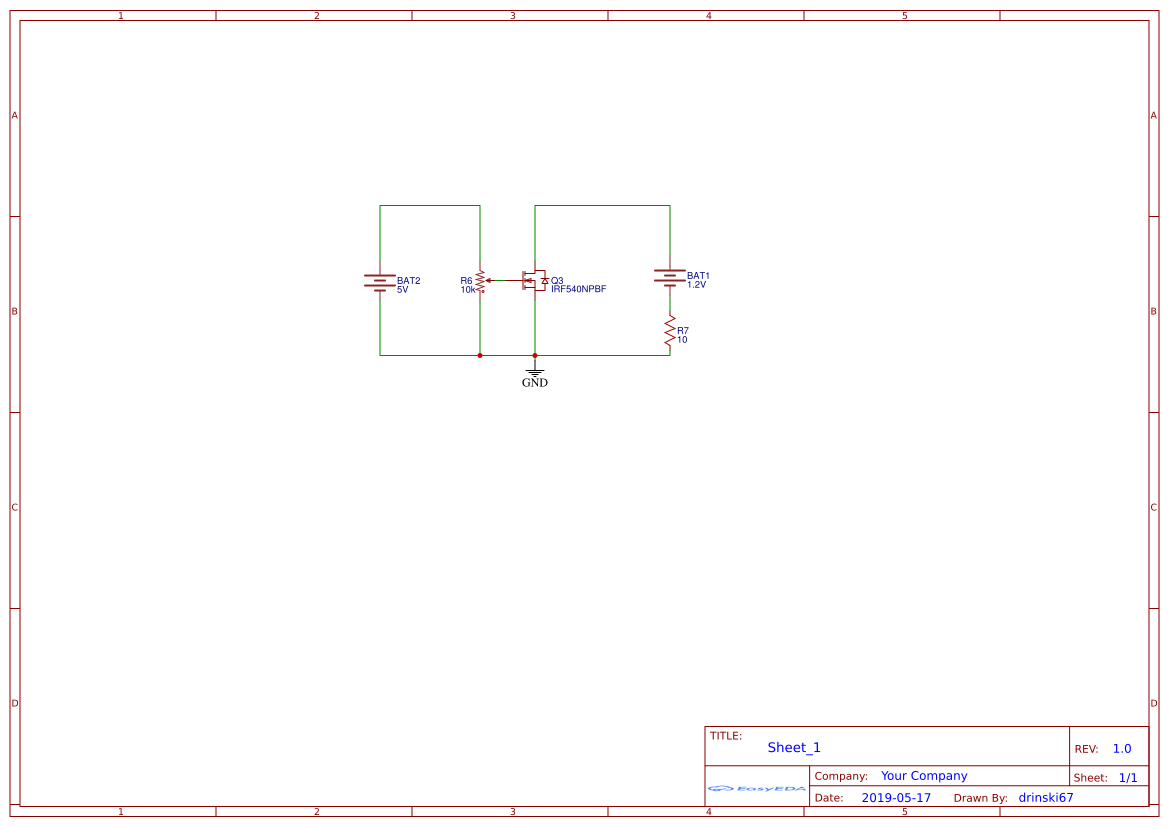 Arduino Nano - IRF540N - EasyEDA open source hardware lab