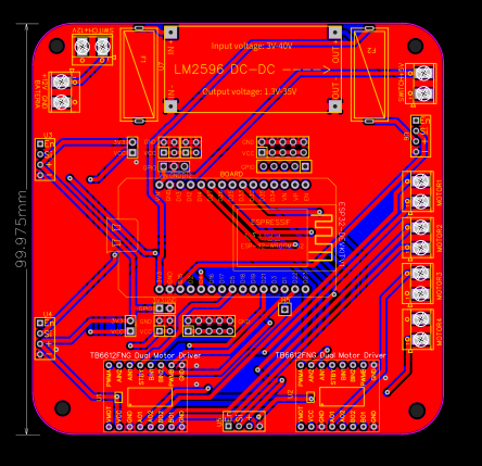 Esp32 expansor con puente H V1 - EasyEDA open source hardware lab