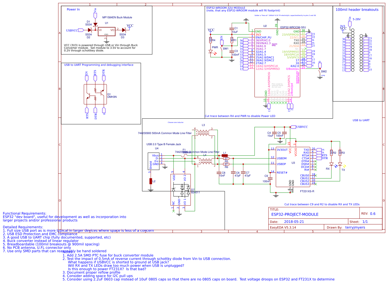 ESP Wroom32 - MODULE - OSHWLab