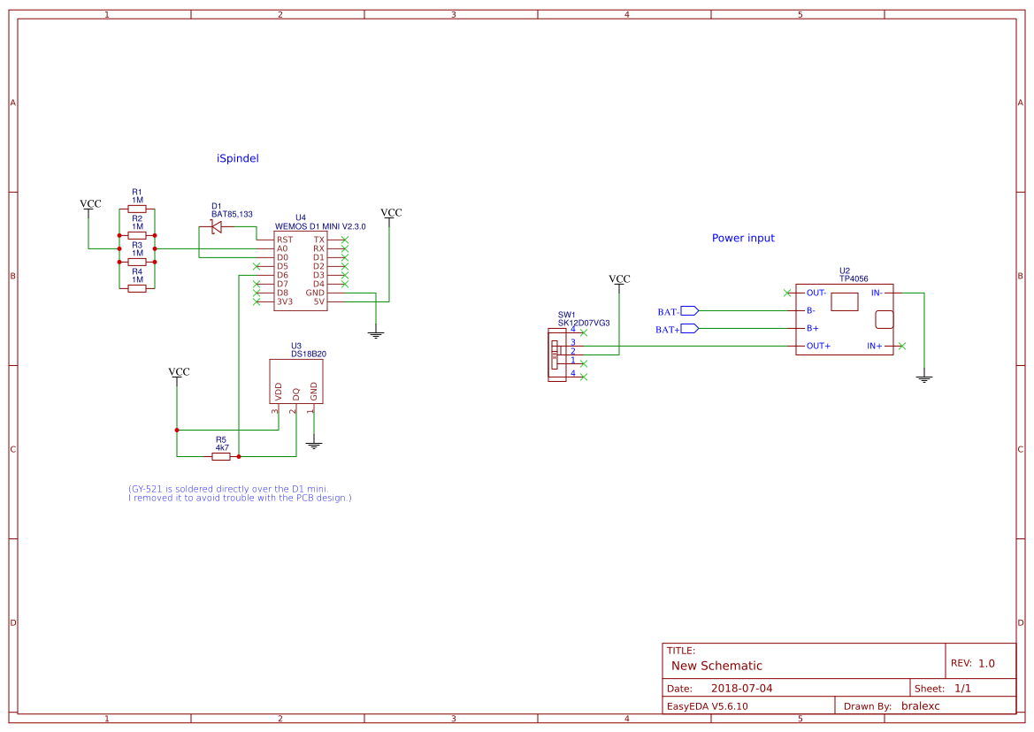 iSpindel New PCB - EasyEDA open source hardware lab
