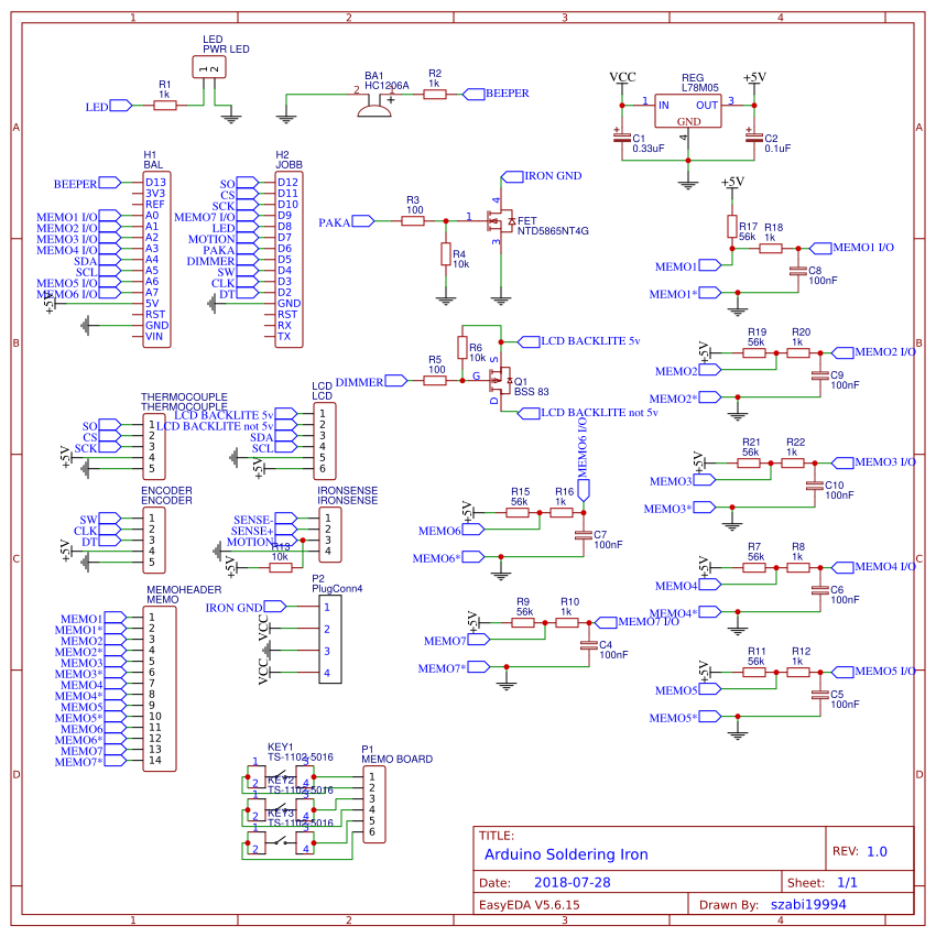 Arduino Based Smart Soldering Station With LCD copy - Platform for creating and sharing projects ...