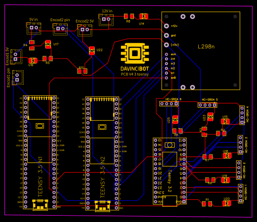 3 teensy L298n - OSHWLab