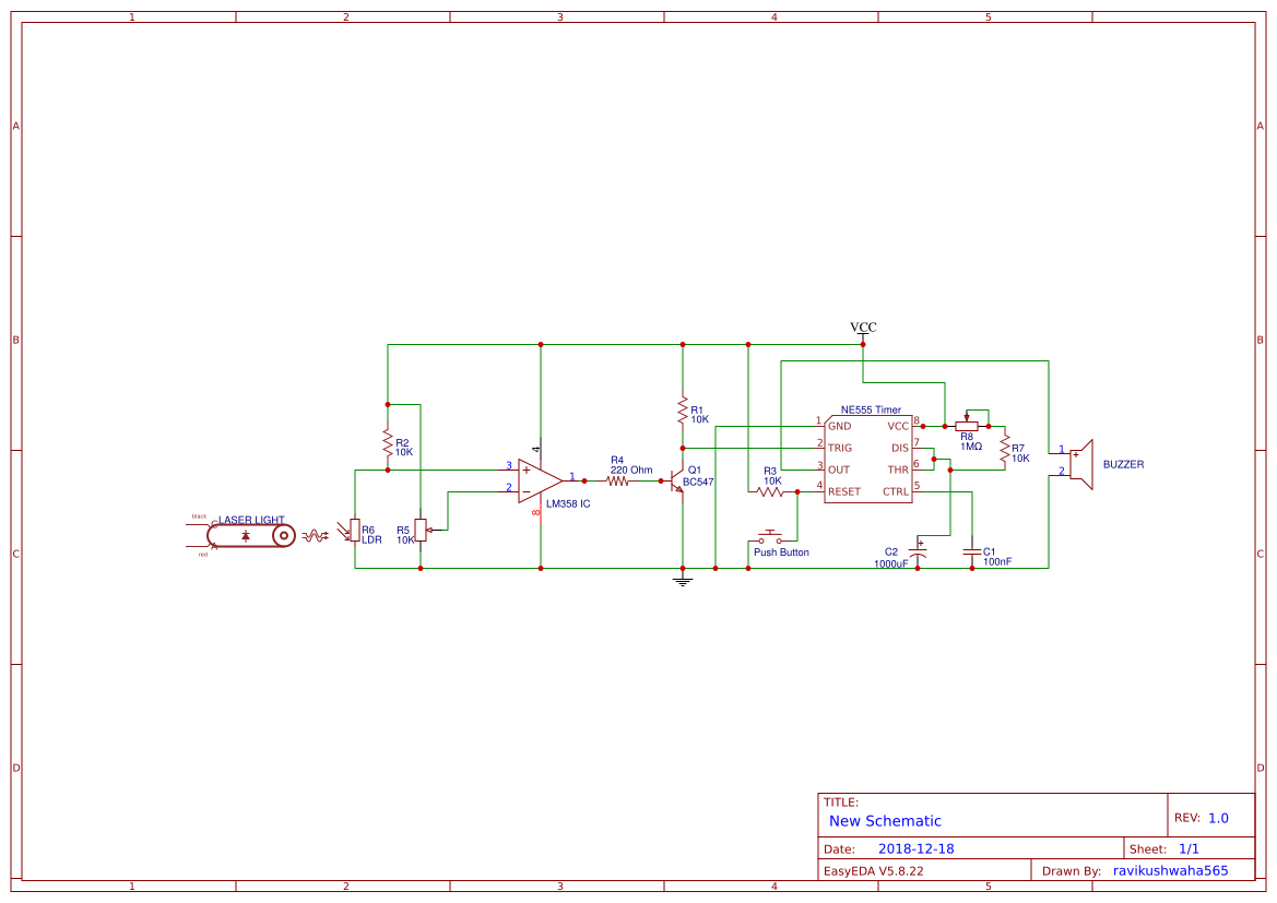 security system 2 - EasyEDA open source hardware lab