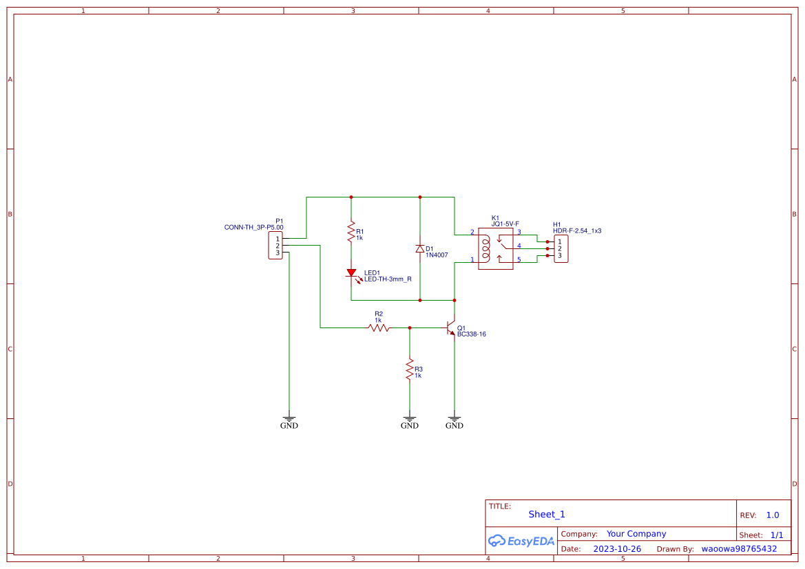 Relay Driver - EasyEDA open source hardware lab