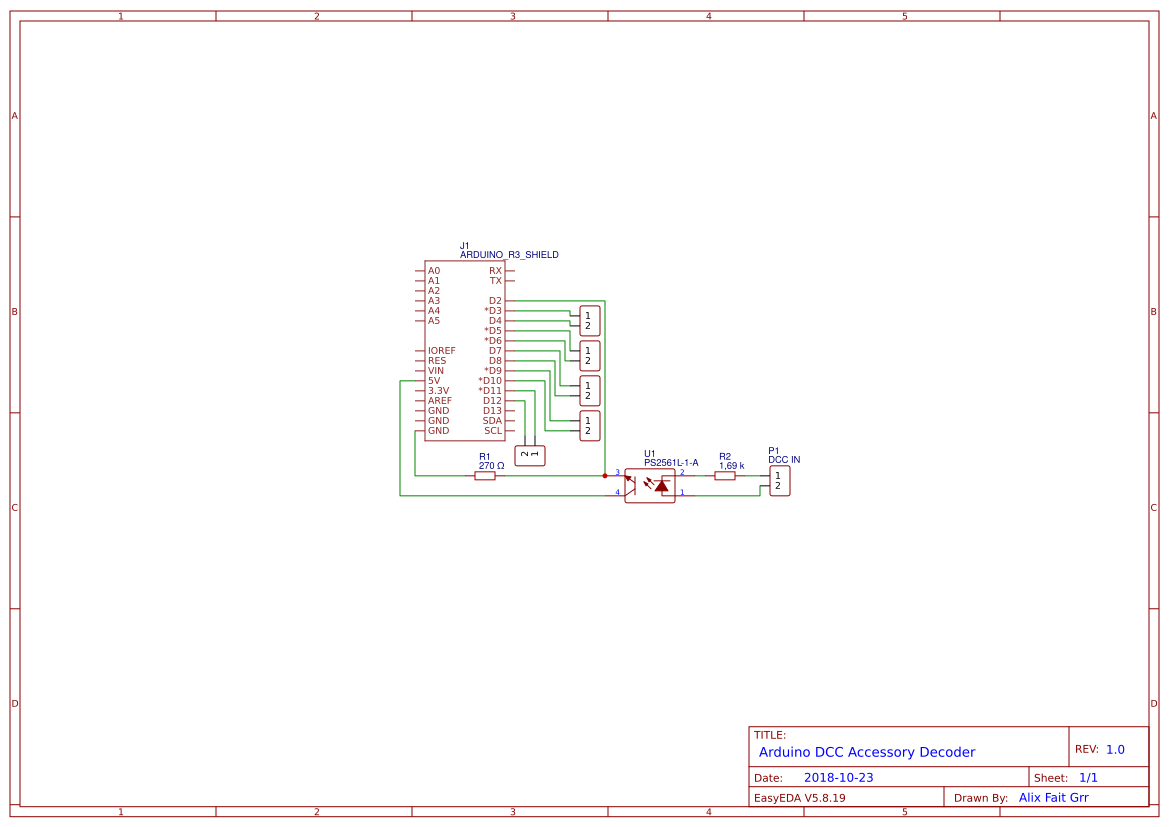 Arduino Solenoid Switch Decoder - EasyEDA open source hardware lab