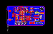 LiPo Battery Charger (MCP73831) with Load Sharing copy - EasyEDA open source hardware lab