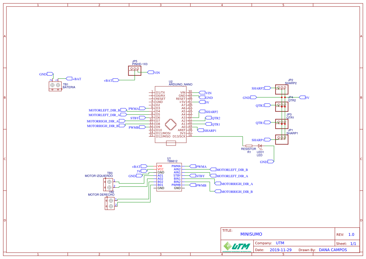 Minisumo Dana - Platform for creating and sharing projects - OSHWLab
