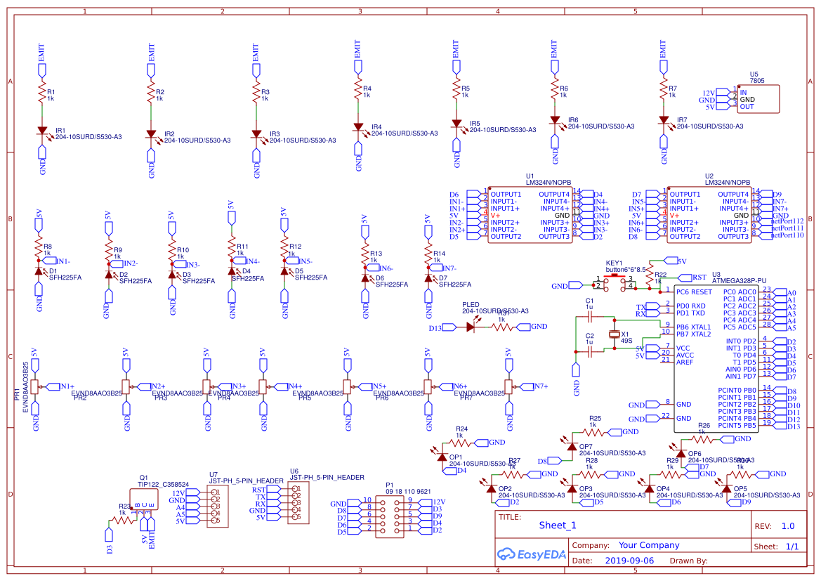 IR ARRAY - EasyEDA open source hardware lab
