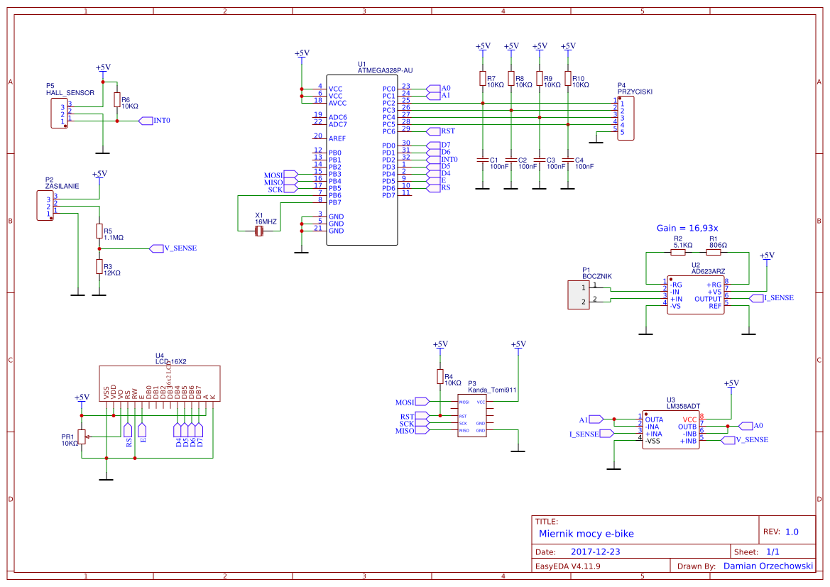 Komputer pokładowy do e-bike - OSHWLab