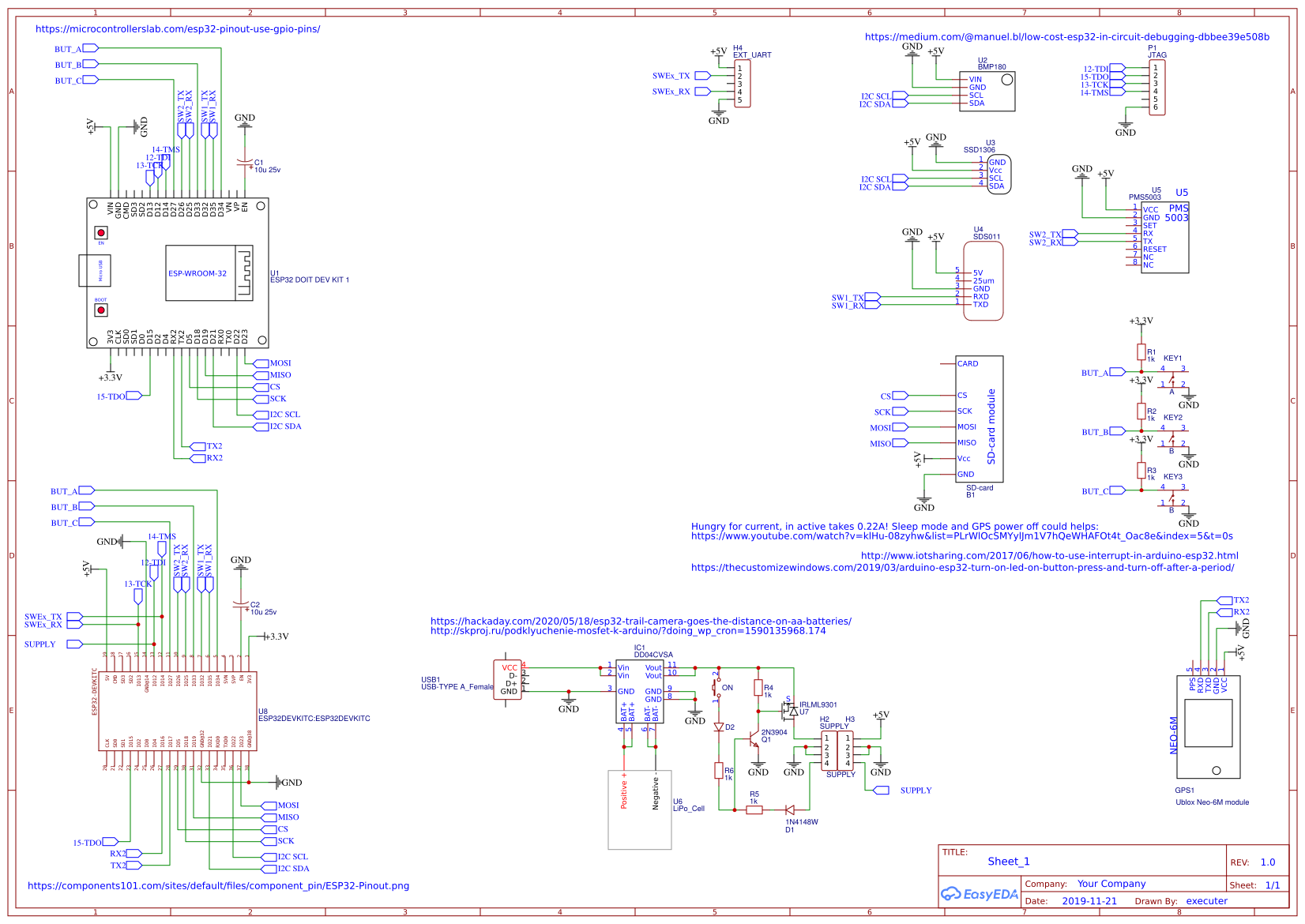 Portable PMS GPS Logger - OSHWLab
