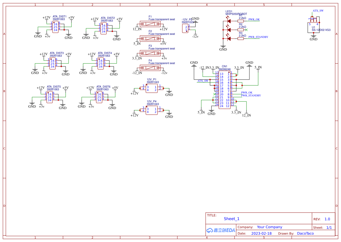 ATX Breakout - EasyEDA open source hardware lab