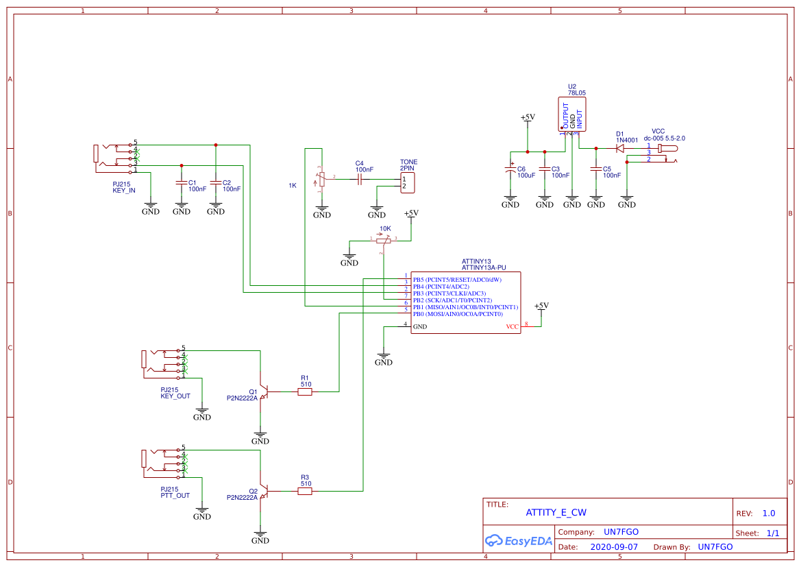 ATTINY_E_CW - OSHWLab