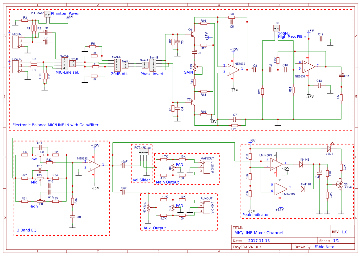 Audio Mixer - OSHWLab